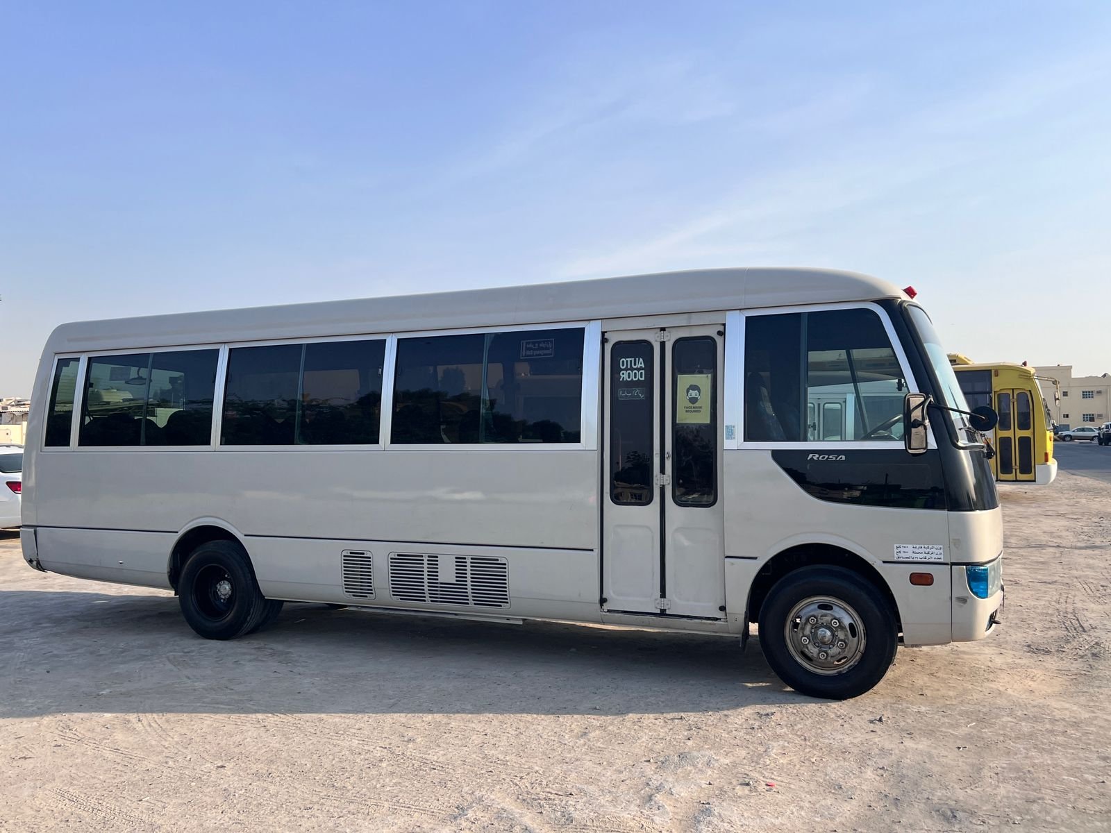 34-Seater Bus for Rent | Mitsubishi Rosa Bus Rental Dubai