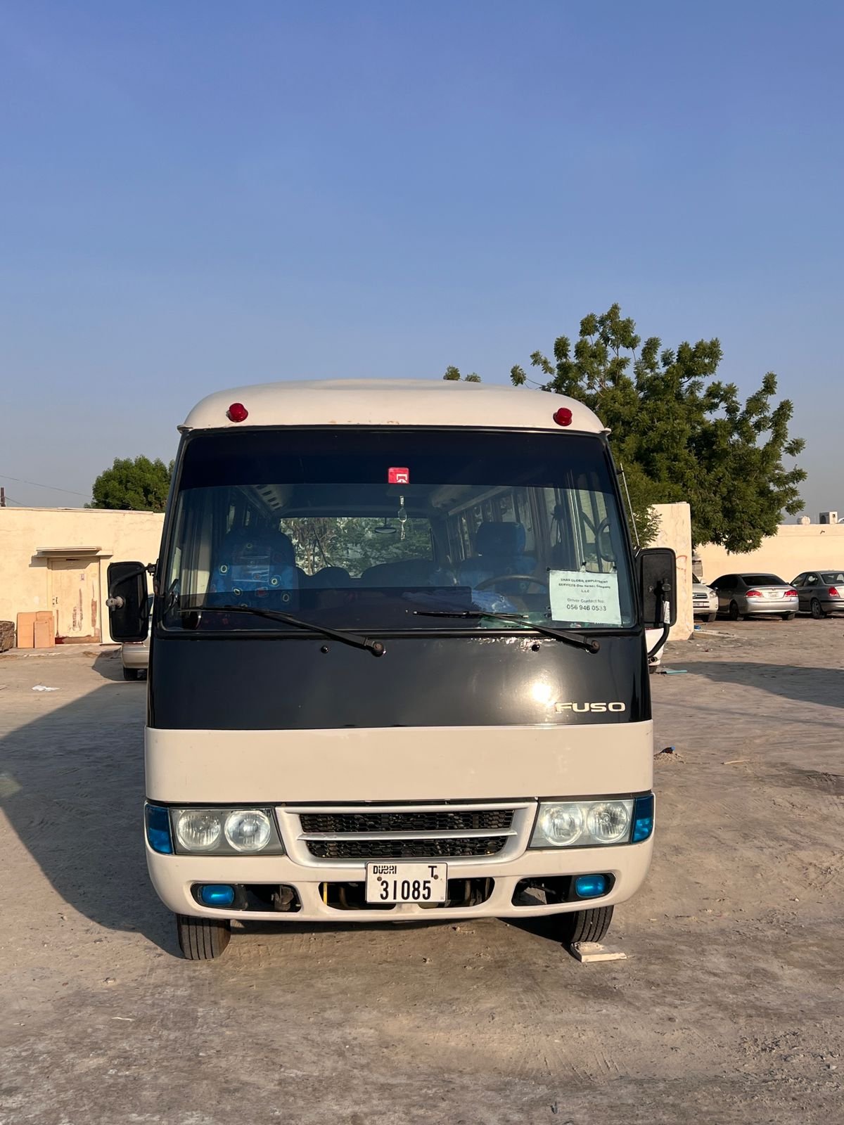 34-Seater Bus for Rent | Mitsubishi Rosa Bus Rental Dubai