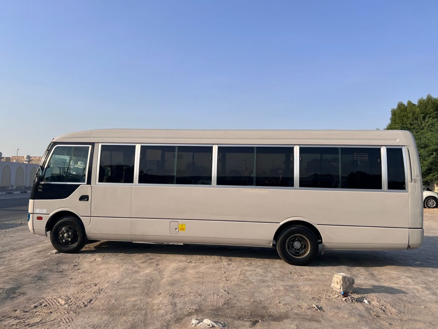 34-Seater Mitsubishi Rosa Bus Rental Dubai - VIP Small Bus Rent
