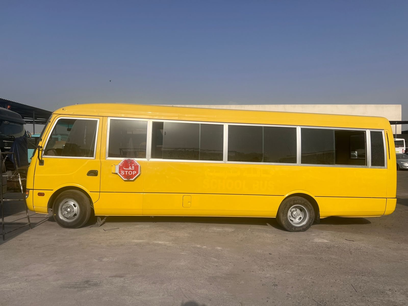 34-Seater Mitsubishi Rosa Bus Rental Dubai - VIP Small Bus Rent